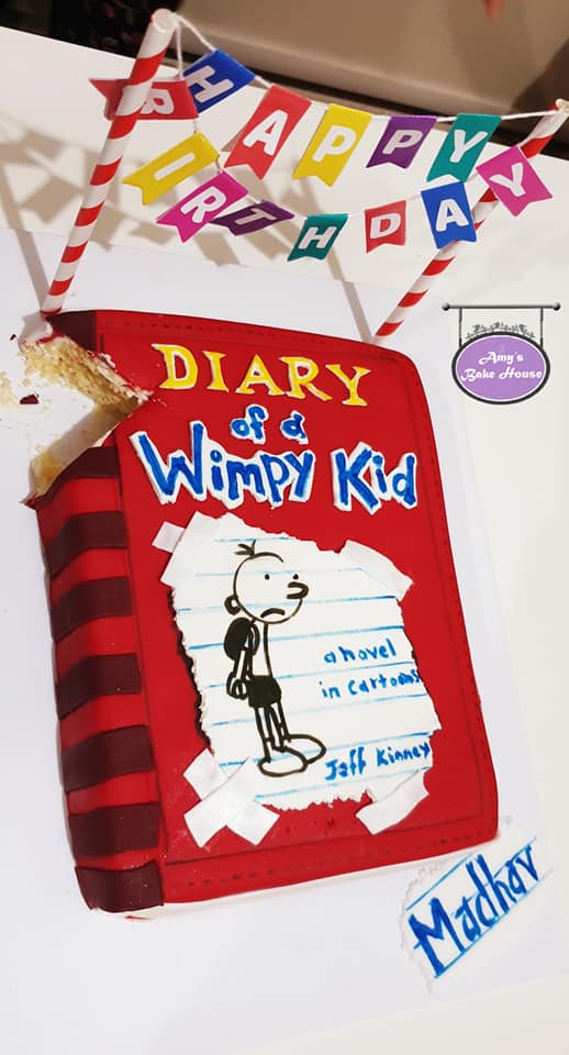 The Diary of a Wimpy Kid Cake – Amys Bake House